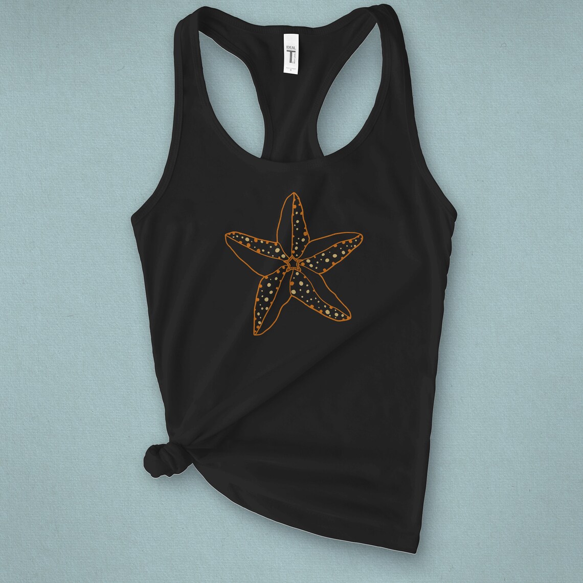 Starfish Graphic Tank Top for Women Mermaid Tank Top Sea | Etsy
