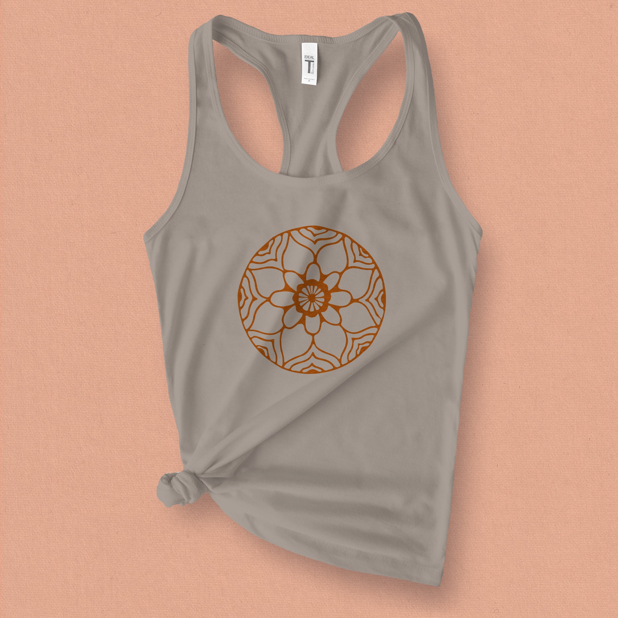 Mandala Tank Top Boho Tank Top for Festival Clothing Sacred Geometry ...