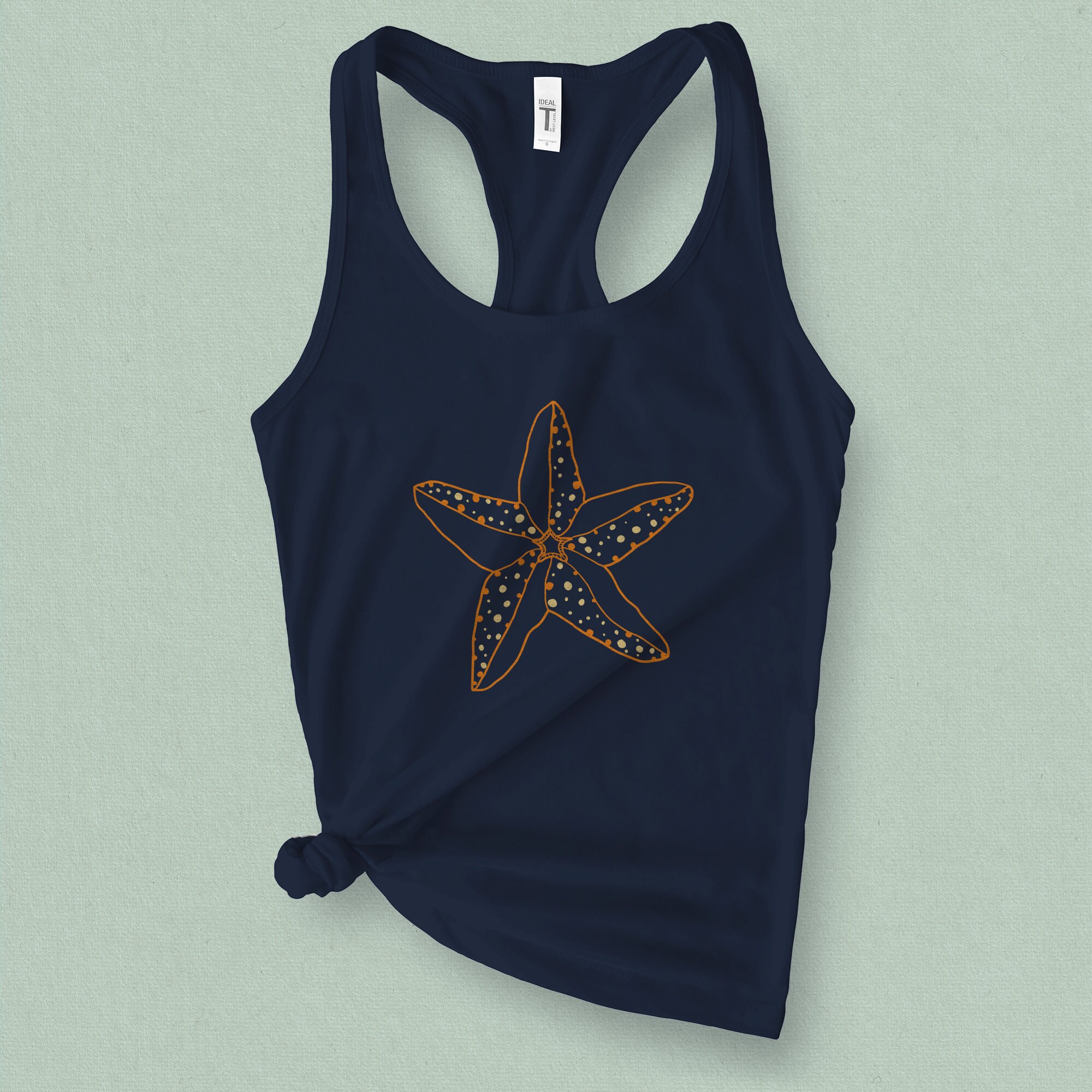 Starfish Graphic Tank Top for Women, Mermaid Tank Top, Sea Life Tank ...