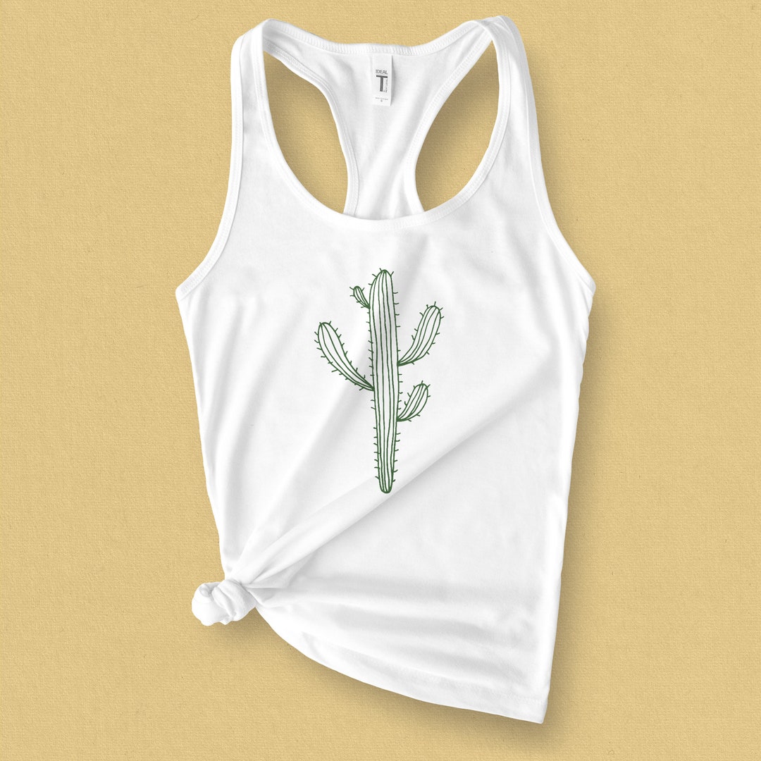 Cactus Women's Graphic Tank Top - Boho Succulent Tank Top ...