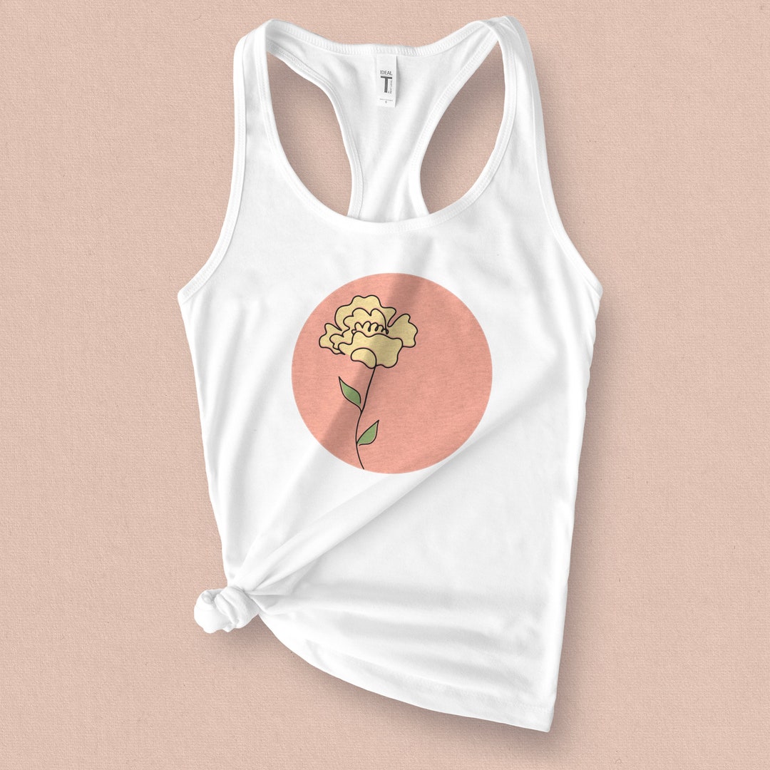 Begonias Flower Tank Top | Birth Flower | Floral Graphic Tee | Nature ...