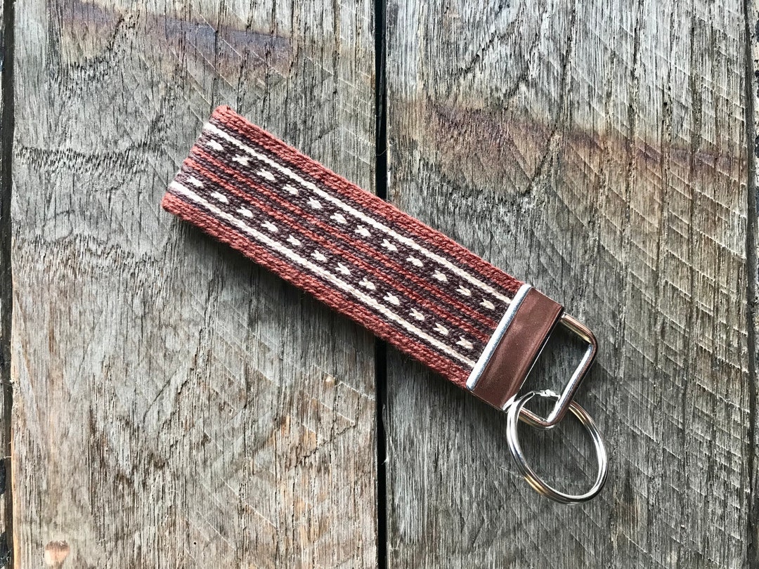 Key Fob, Handwoven, Tablet Weaving, Card Weaving - Etsy
