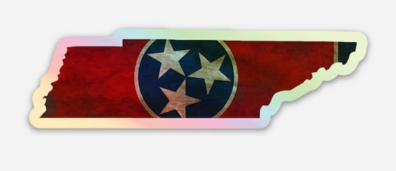 Tennessee Vintage Holographic Sticker - Etsy