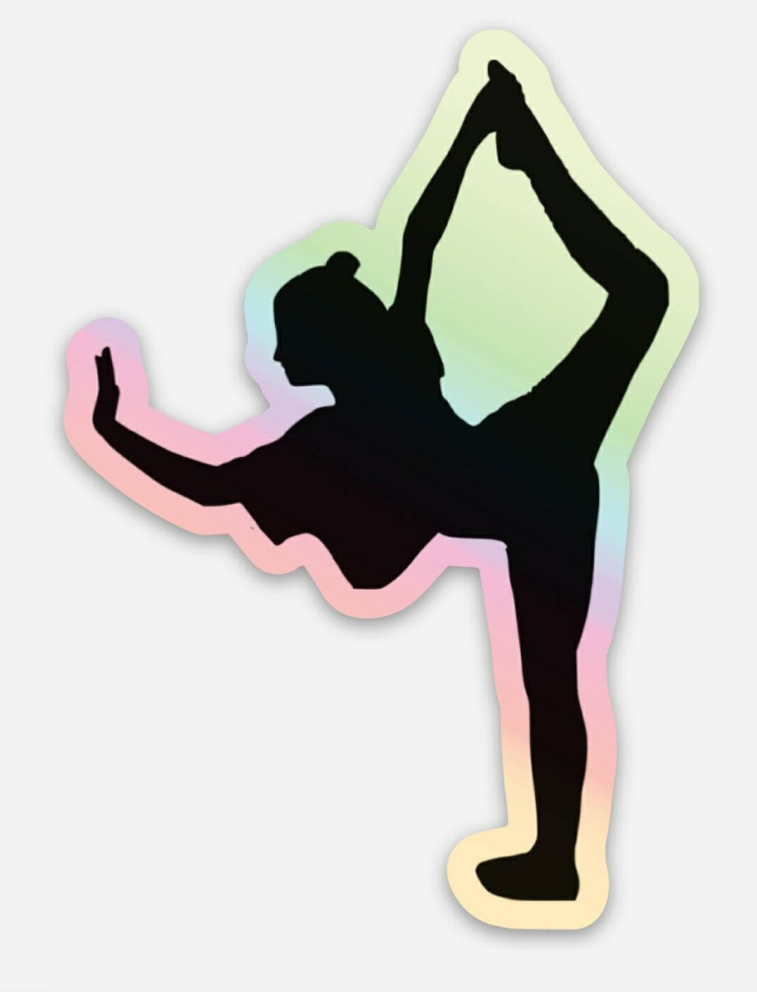 Yoga Pose Sticker - Etsy