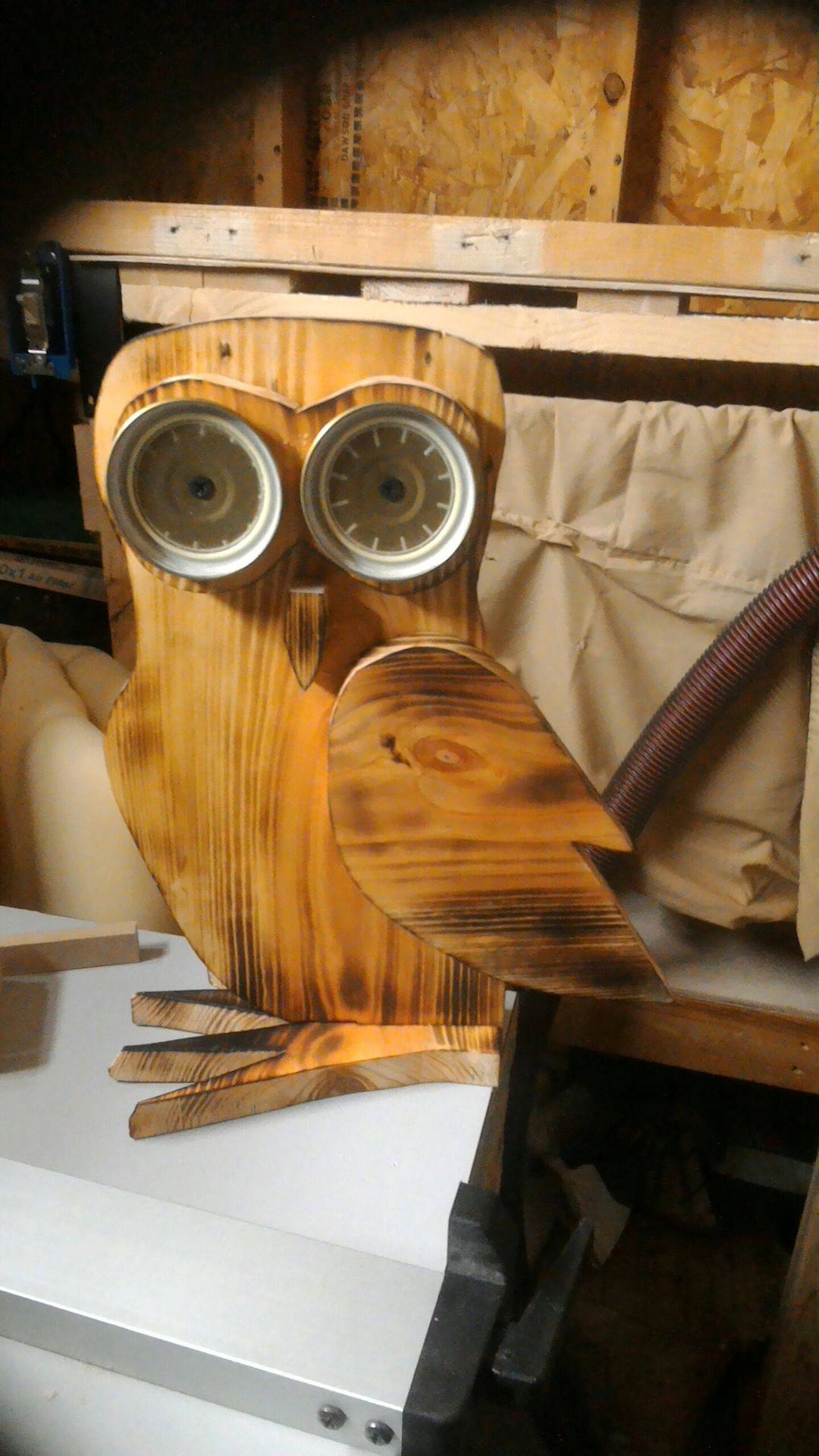 Recycled Pallet Wood Owl. - Etsy