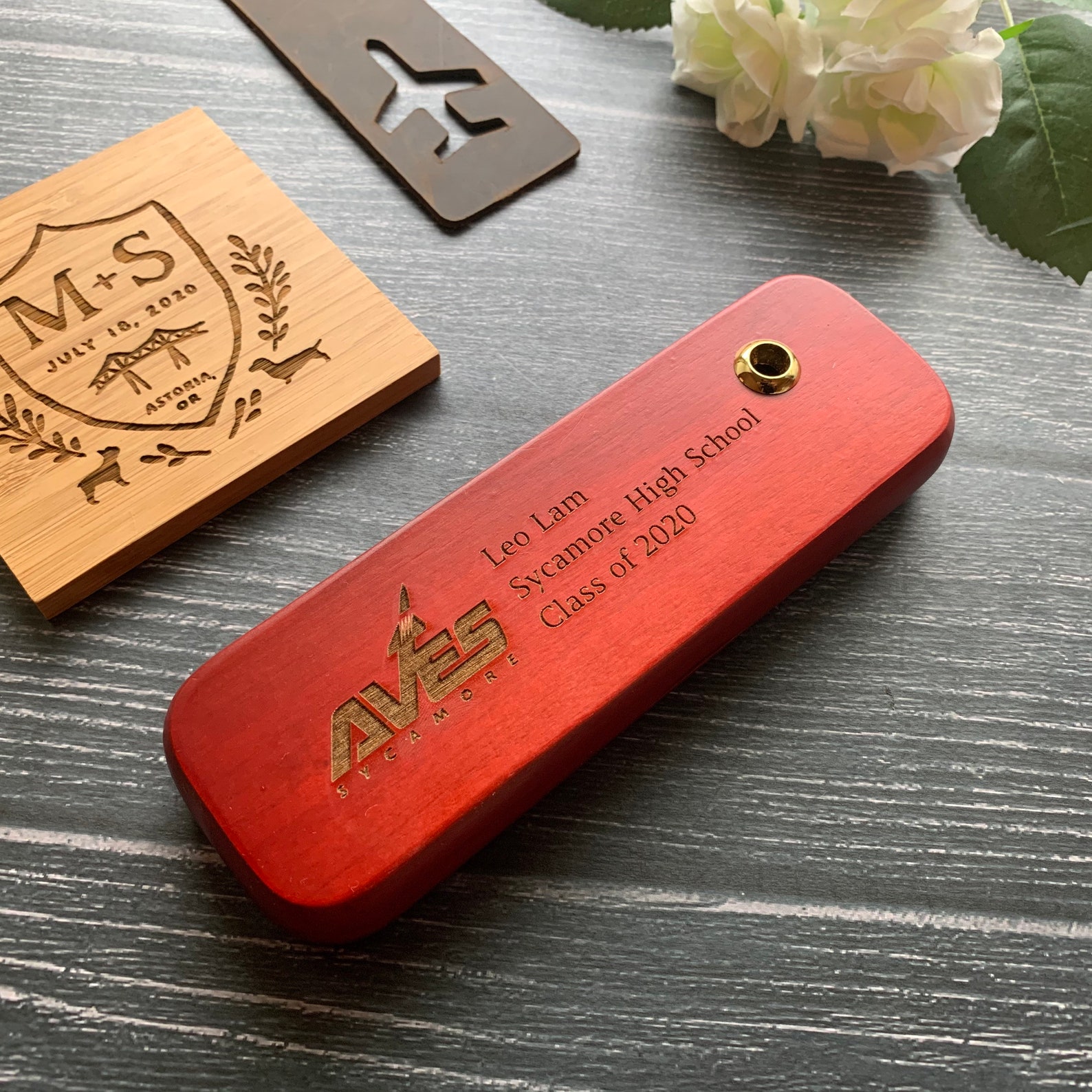 Wood Pen & Pencil Set Graduation Gift Office Gift Office - Etsy