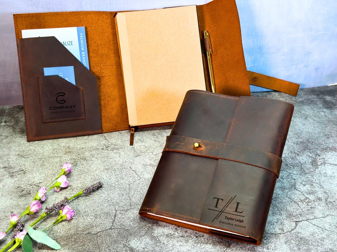Refillable Leather Journal, Christmas Gift, Refillable Leather Planner ...