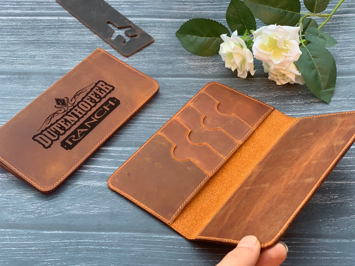 Personalized Checkbook Cover Customized Leather Checkbook - Etsy