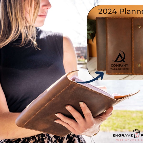 Leather Planner - Etsy