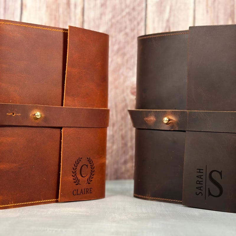 Leather Planner - Etsy