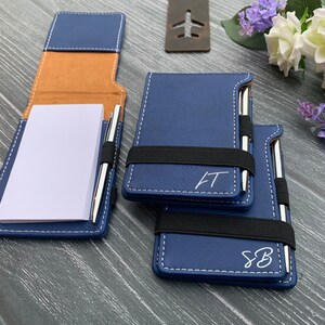 Personalized Mini Notepad With Pen Custom 3 1/4" X 4 3/4" Rawhide ...