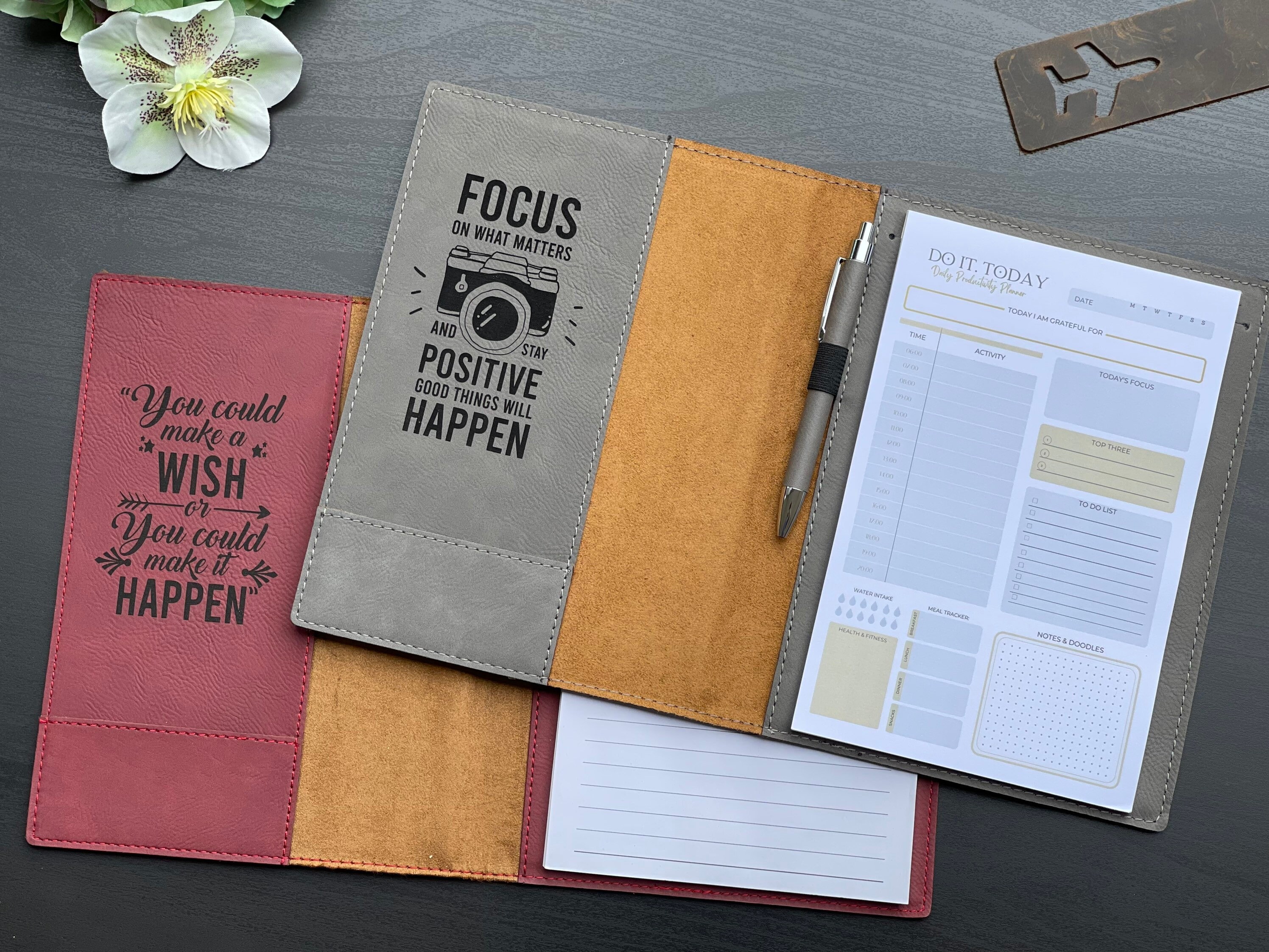 Personalized Padfolio Portfolio With Refillable Notepad - Etsy