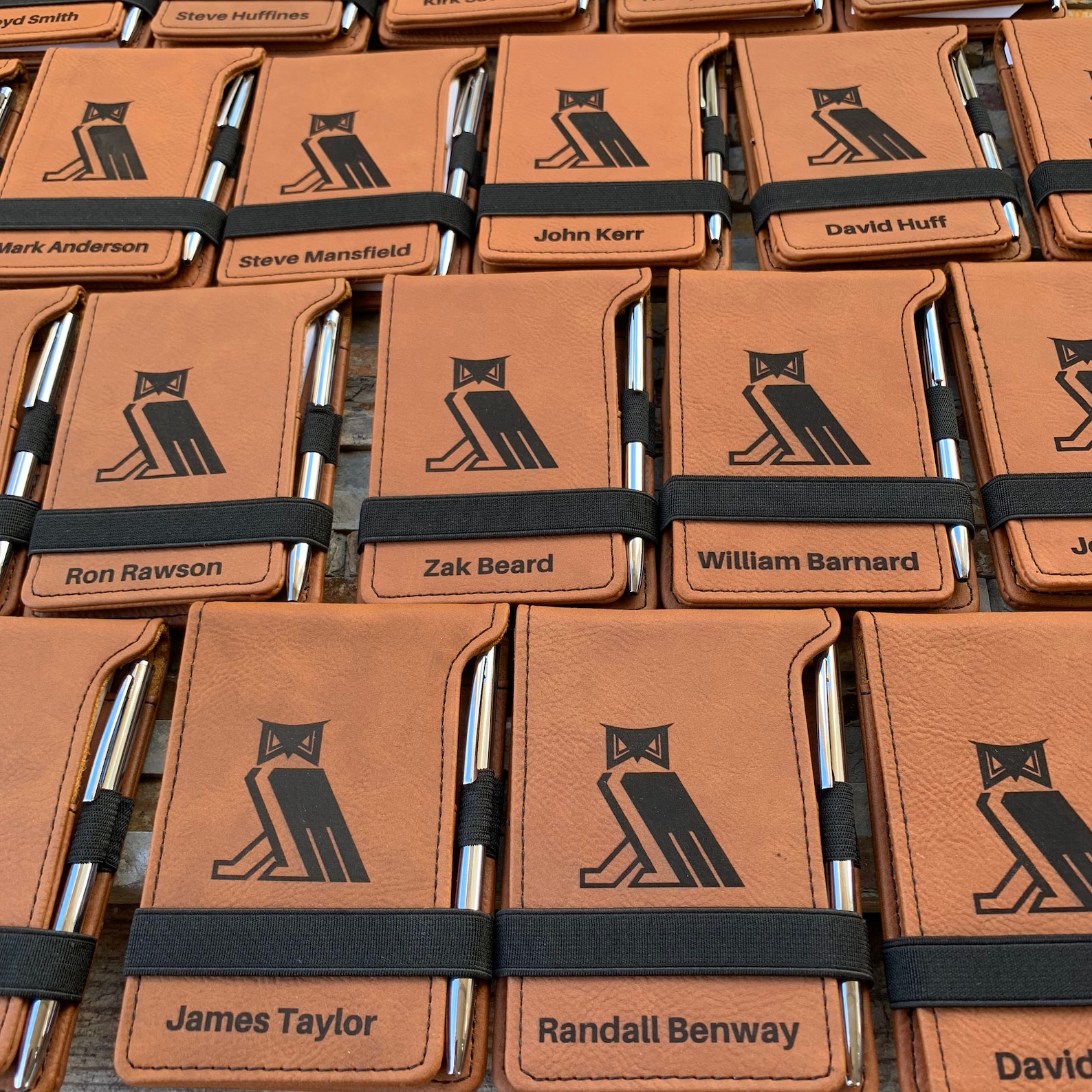 Personalized Mini Notepad With Pen Custom 3 1/4 X 4 3/4 Rawhide ...