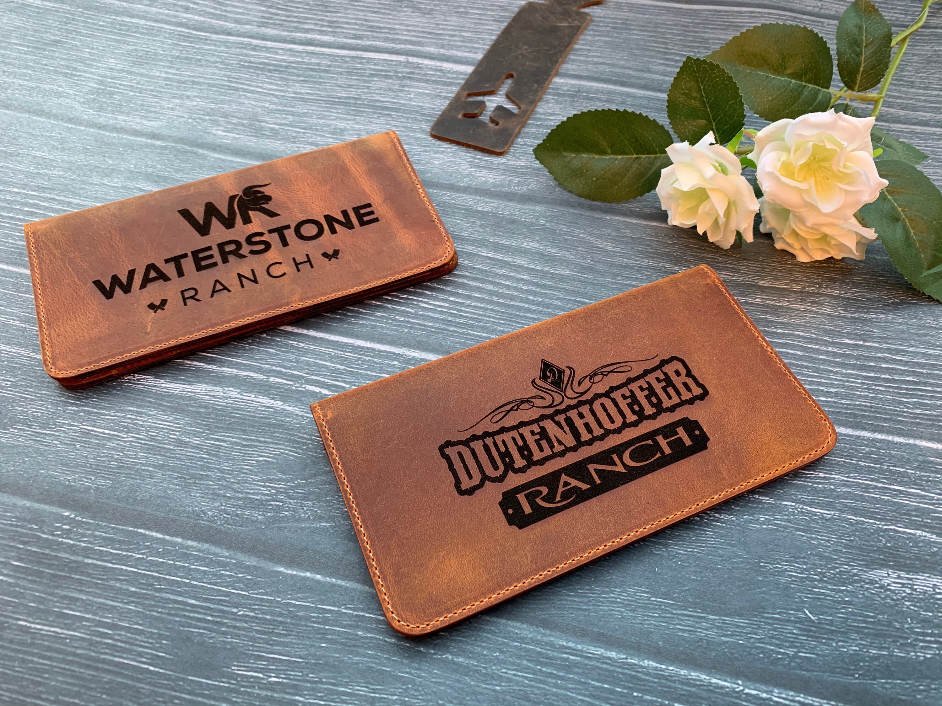 Personalized Checkbook Cover Customized Leather Checkbook - Etsy