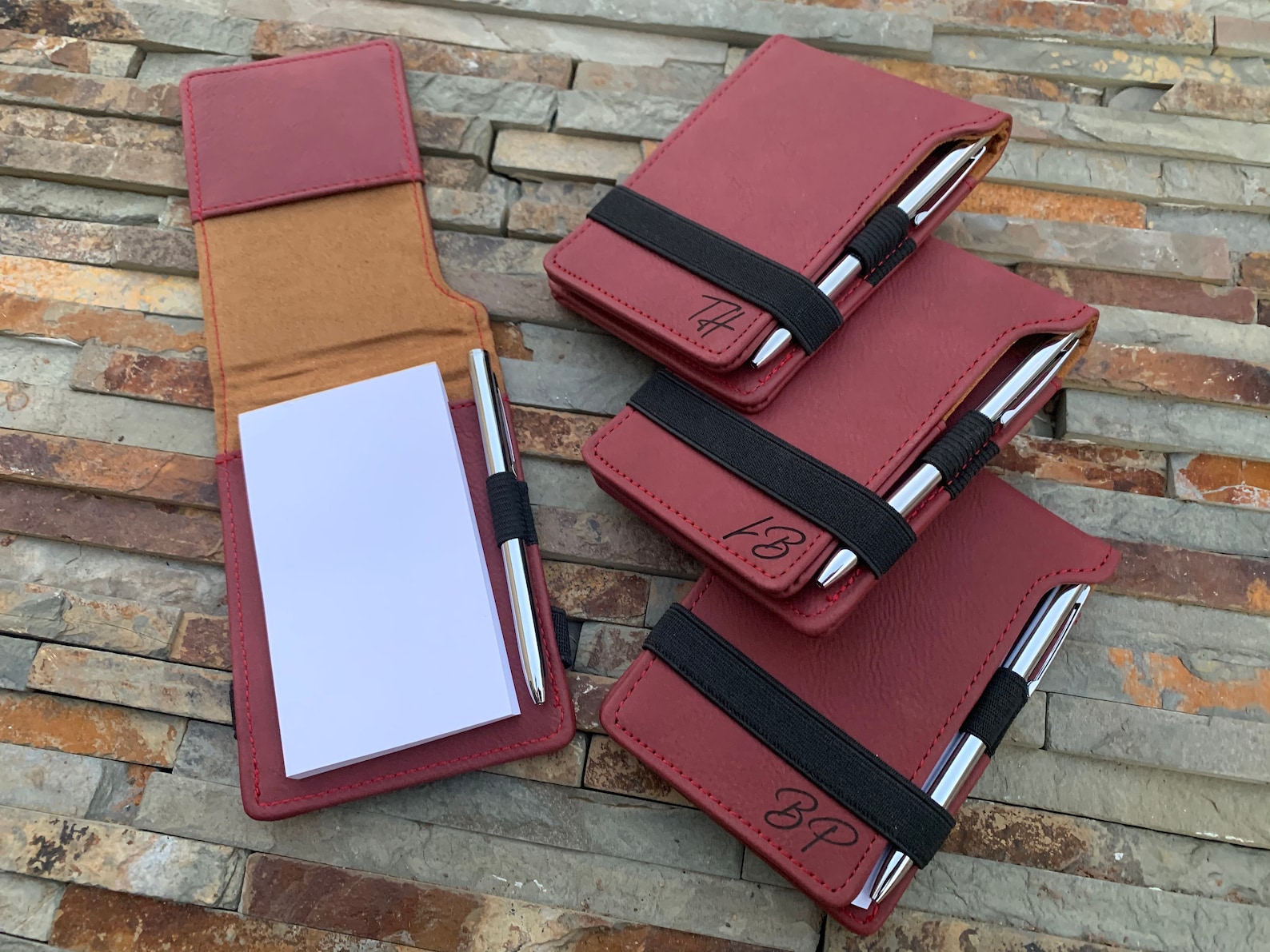 Personalized Mini Notepad With Pen Custom 3 1/4 X 4 3/4 Rawhide ...