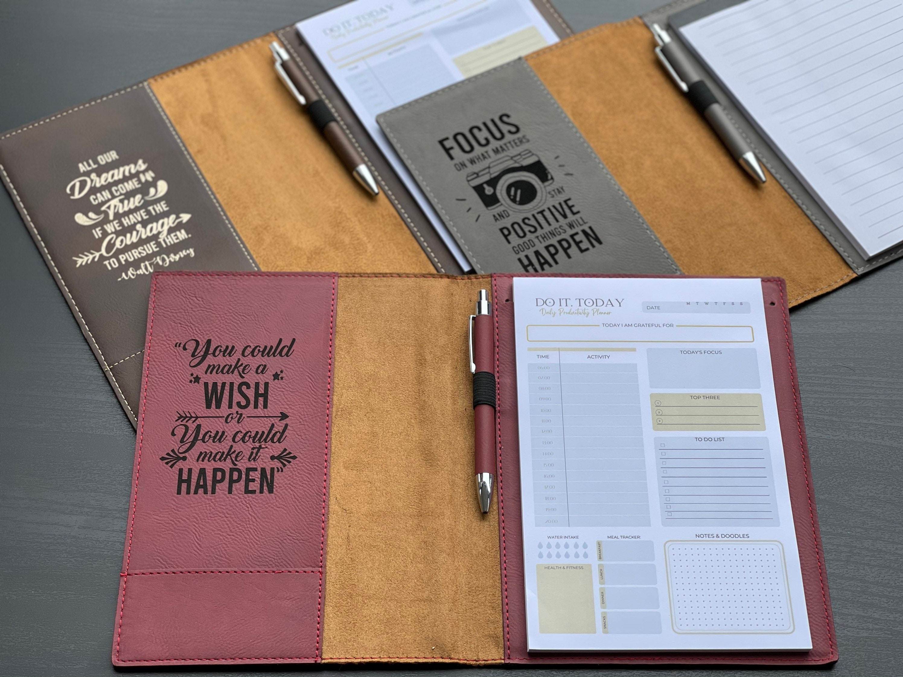 Personalized Padfolio Portfolio With Refillable Notepad - Etsy