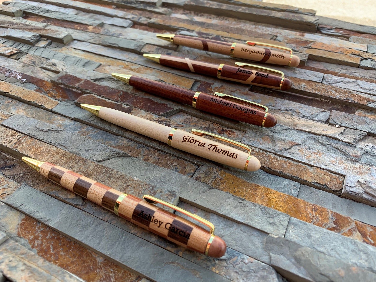 Executive Personalized Pen, Engraved Exotic Wooden Pen, Custom Pen, Wood Pen, Pen Set, Maple Pen ...