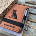 Personalized Mini Notepad With Pen Custom 3 1/4 X 4 3/4 Rawhide ...