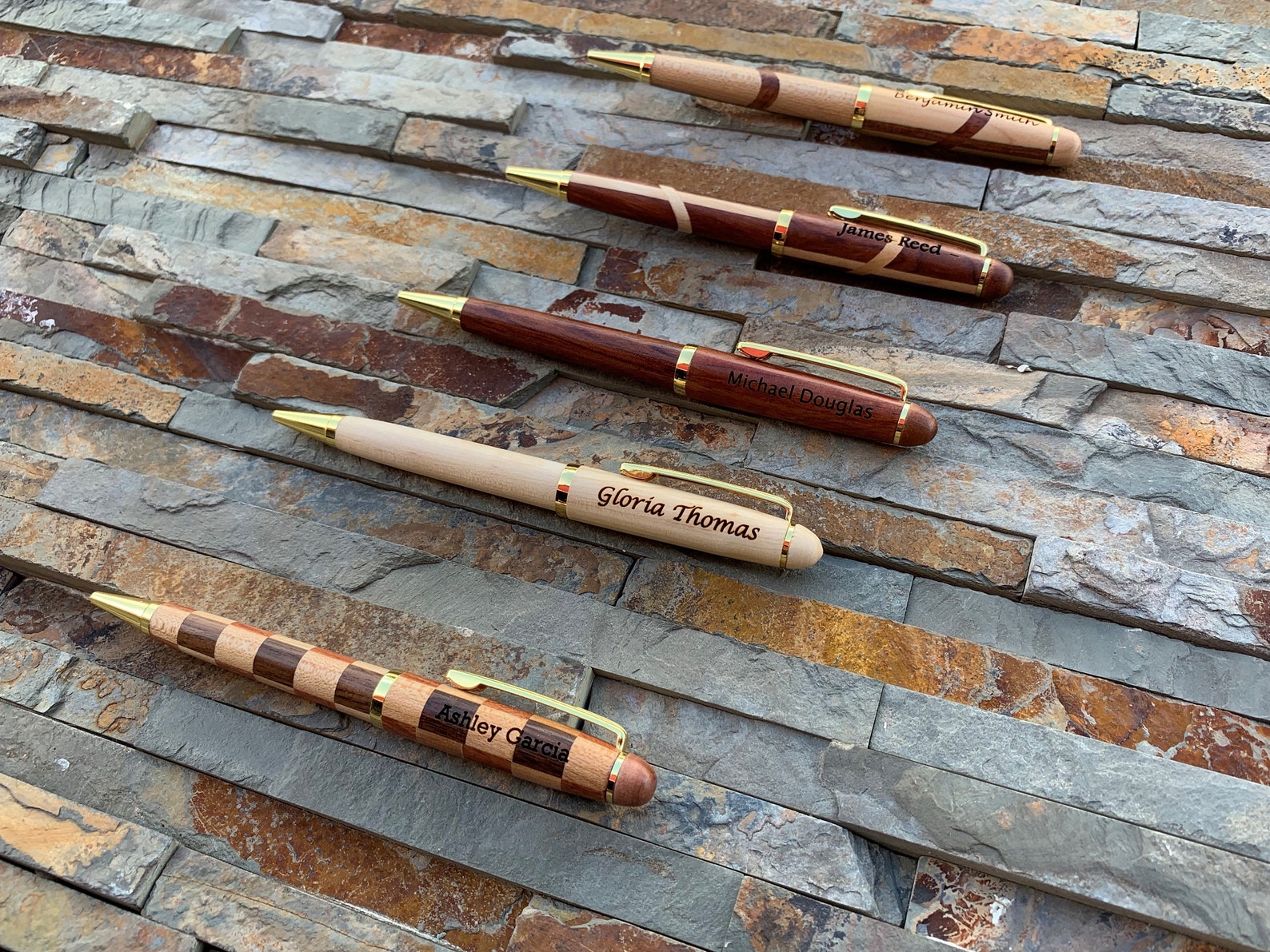 Executive Personalized Pen, Engraved Exotic Wooden Pen, Custom Pen, Wood Pen, Pen Set, Maple Pen ...