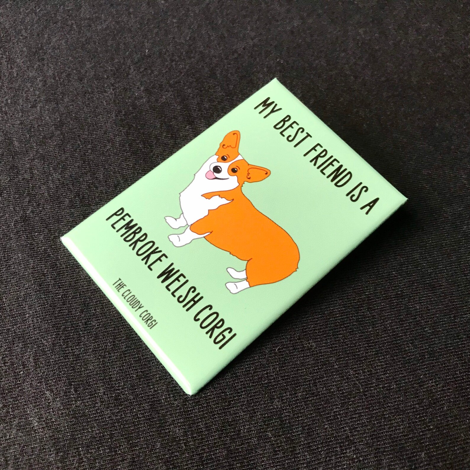 Pembroke Welsh Corgi Magnet Retro Dog Kitchen & Office Decor - Etsy