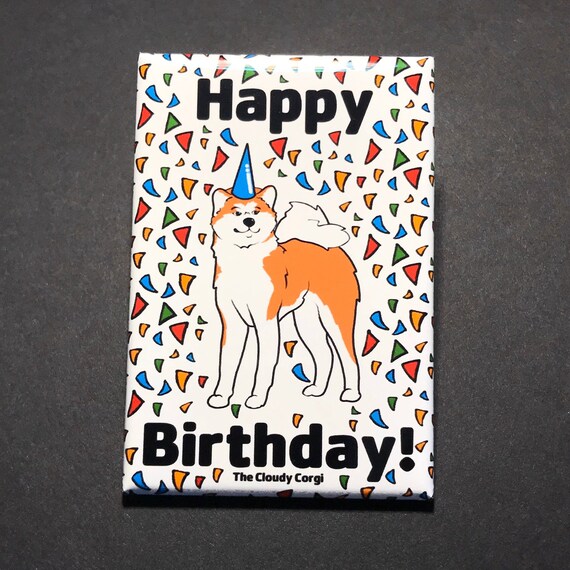 Akita Magnet Akita Birthday Gift Dog Magnet Dog Birthday - Etsy