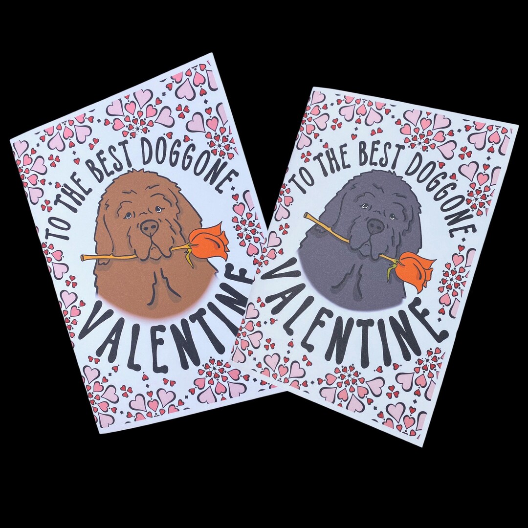 Newfoundland Valentine’s Day Card – to the Best Doggone Valentine ...