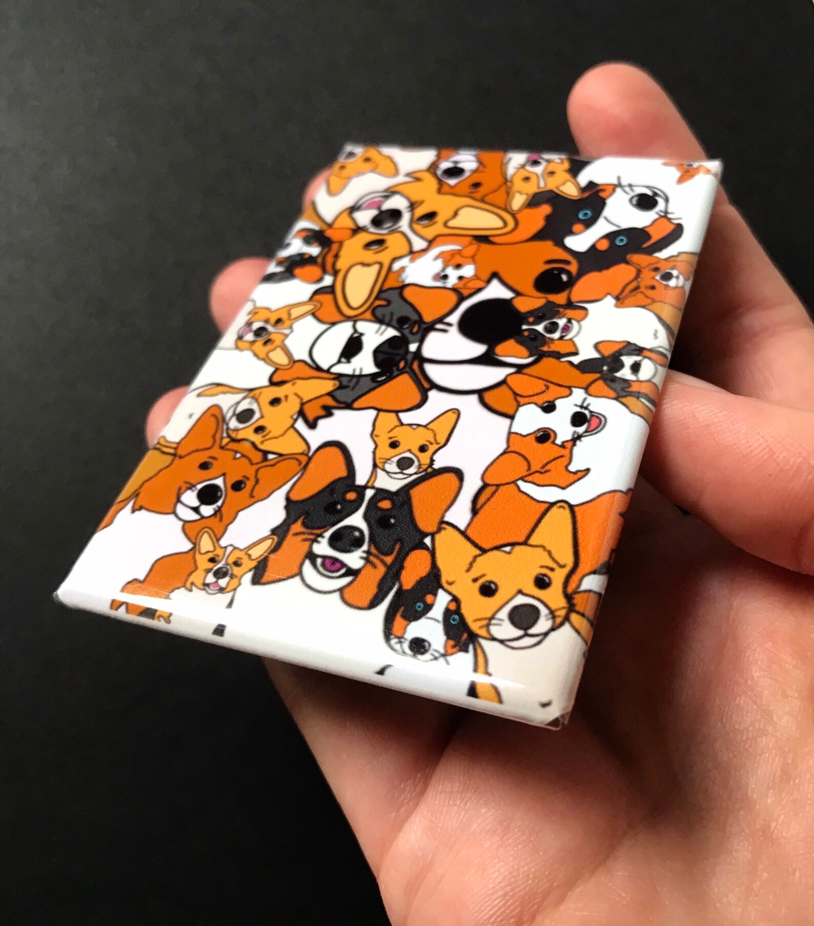 Welsh Corgi Collage Magnet Psychedelic Pet Portrait Art Gifts | Etsy