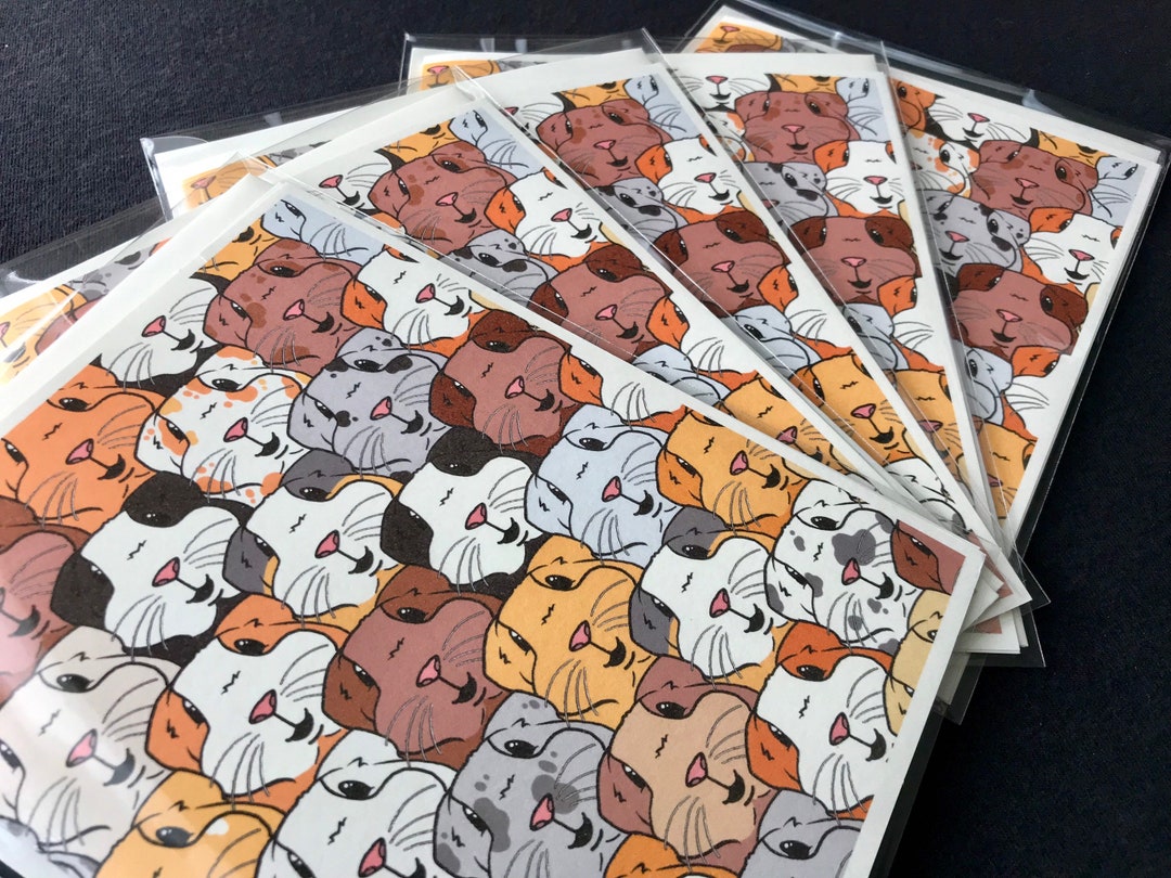 Guinea Pig Card, Blank Cavy Note Card for Any Occasion, Guinea Pig ...