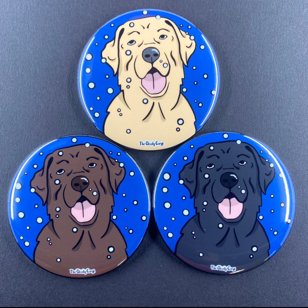 Labrador Retriever Dog Snow Pet Portrait Handmade Gift & Accessories ...