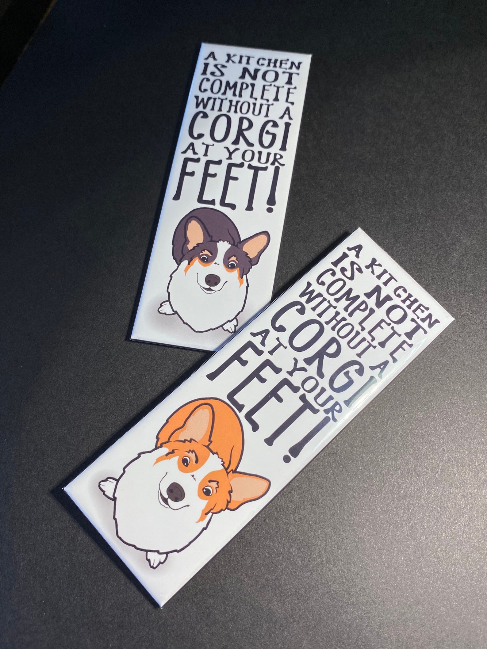 Corgi Magnet Dog Kitchen Decor Cartoon Pet Portrait Gift - Etsy