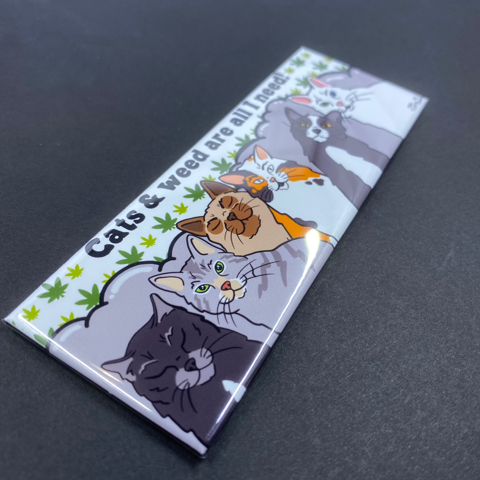 Cats & Weed Are All I Need Magnet, 420 Stoner Kitchen Decor, Funny Cat ...