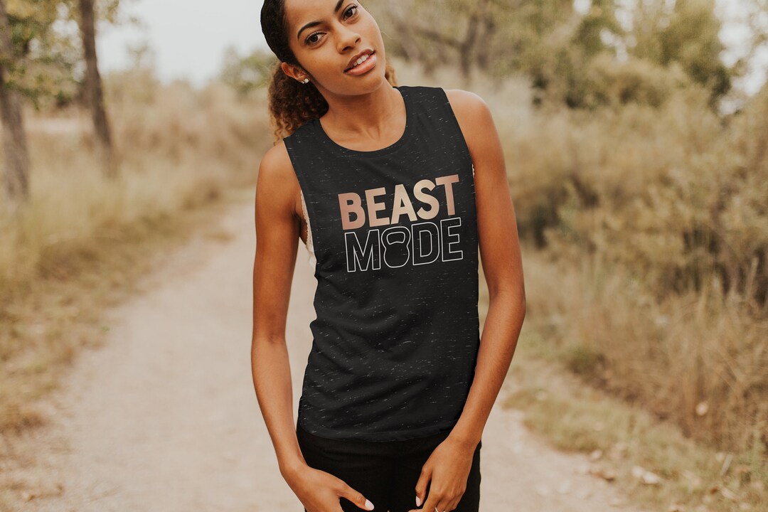 CLOSEOUT Beast Mode Flowy Scoop Muscle Tank Women's - Etsy