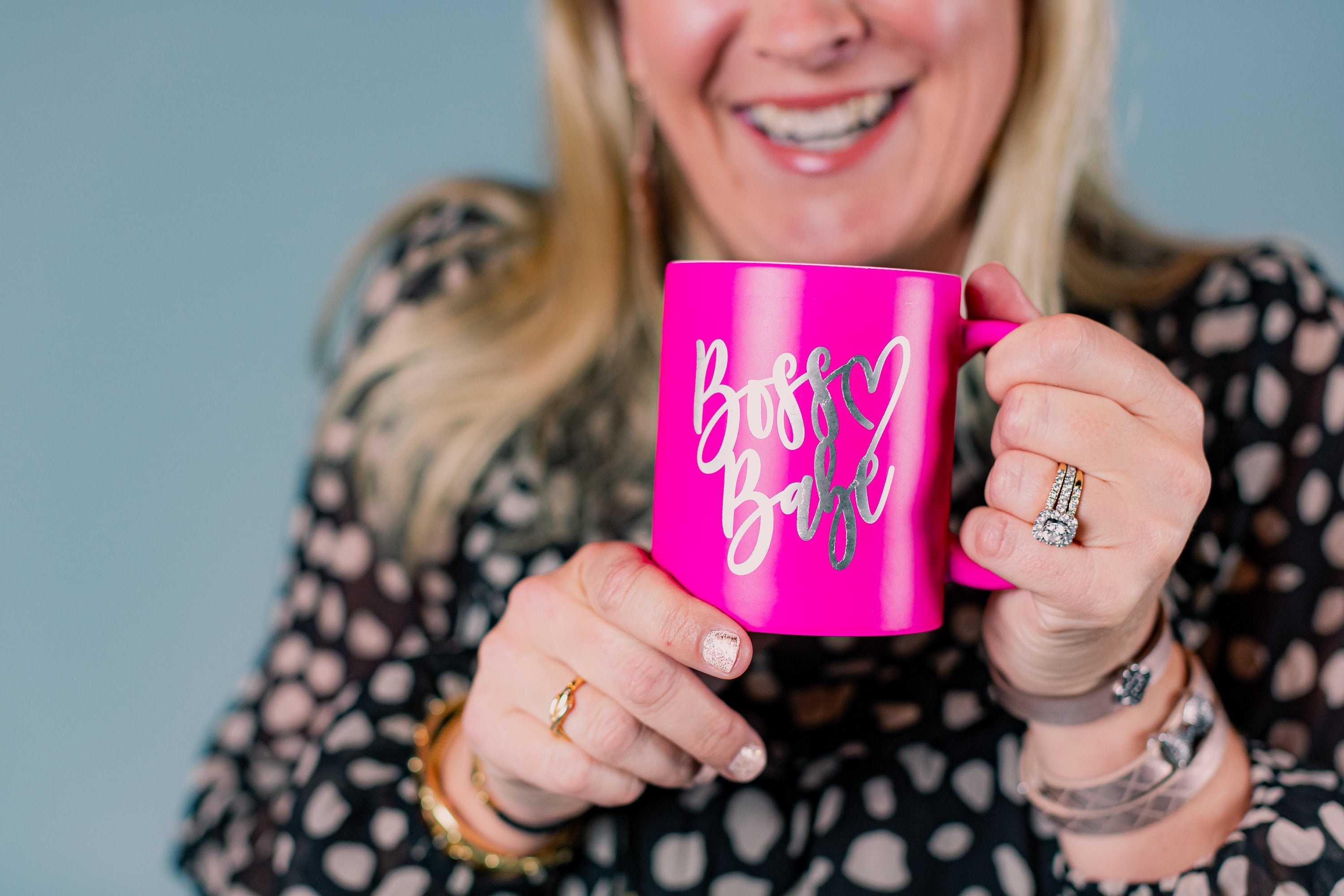 Hot Pink Boss Babe Coffee Mug Girl Boss Gift for Her Woman | Etsy