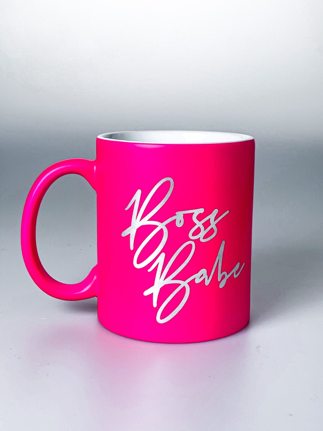 Hot Pink Fancy Boss Babe Coffee Mug, Girl Boss, Trendy Gift for Her ...