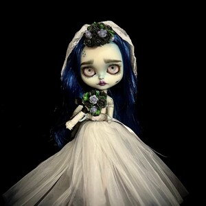 MADE TO ORDER Corpse Bride Inspired Blythe Doll - Etsy