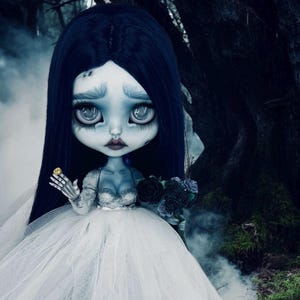 MADE TO ORDER Corpse Bride Inspired Blythe Doll - Etsy