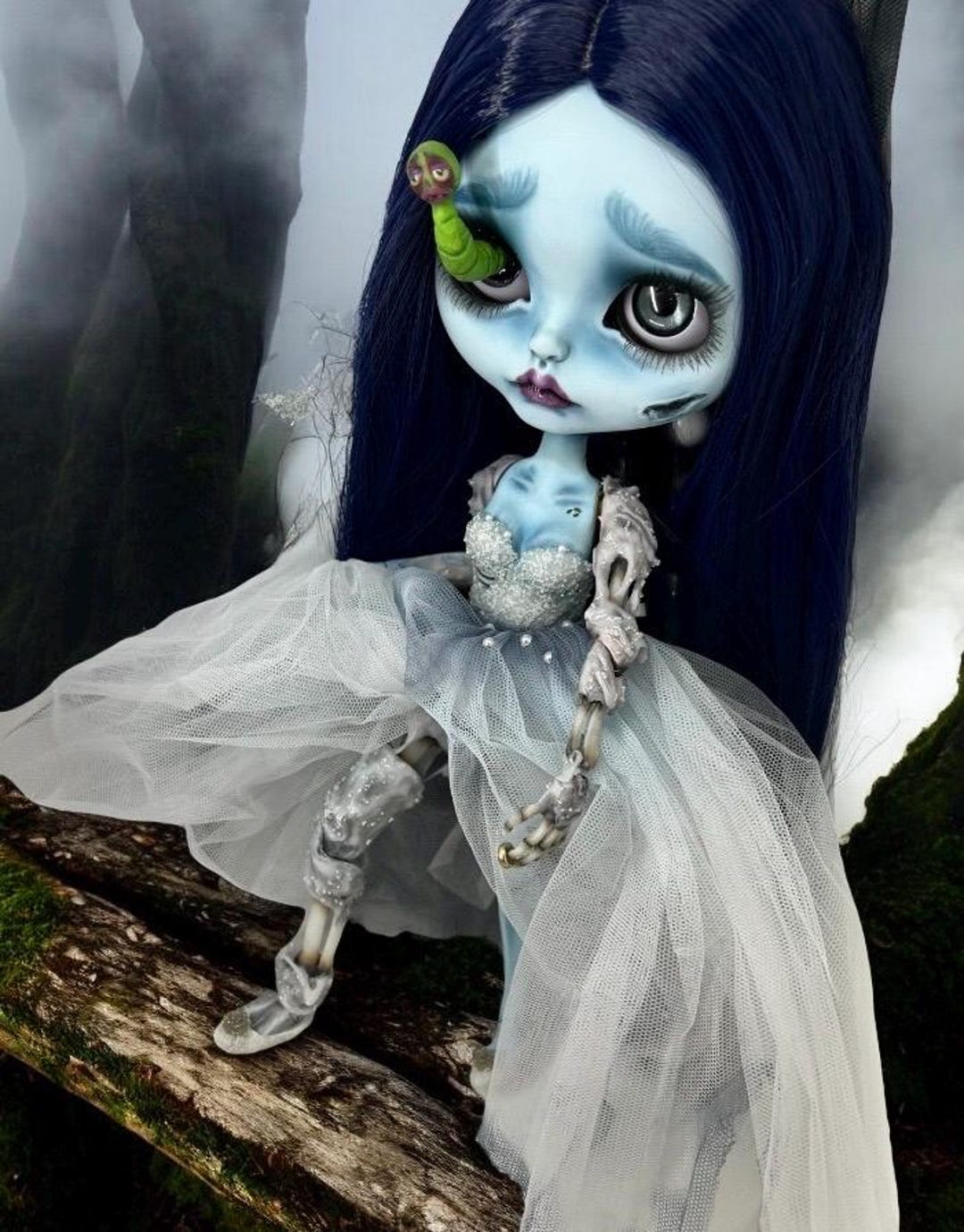MADE TO ORDER Corpse Bride Inspired Blythe Doll - Etsy
