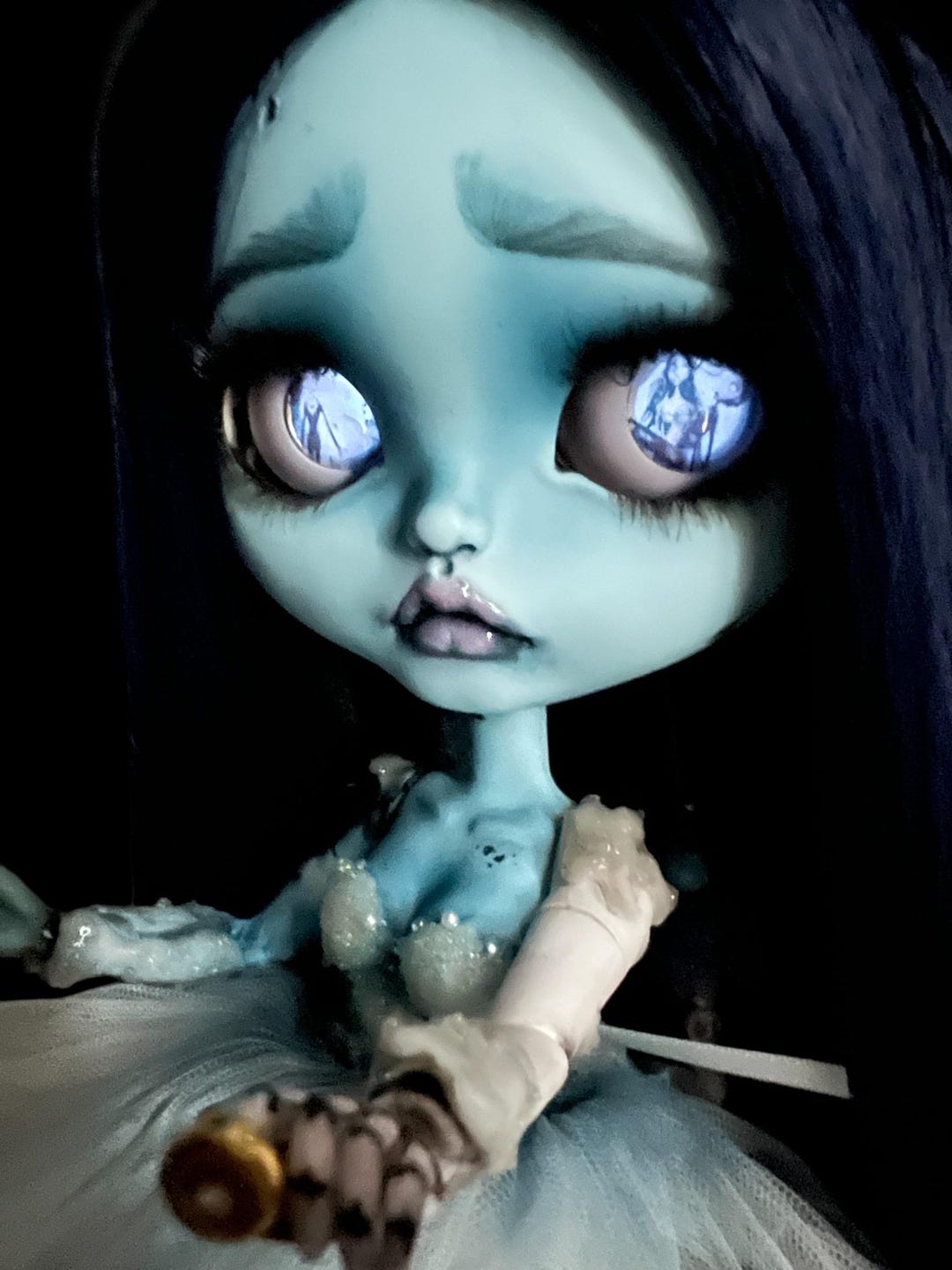 MADE TO ORDER Corpse Bride Inspired Blythe Doll - Etsy