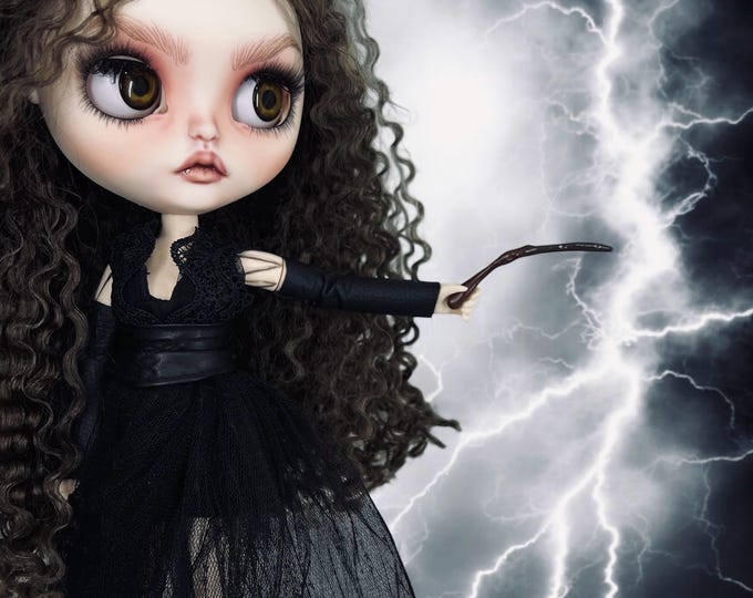 Bellatrix Lestrange From Harry Potter Inspired Blythe Doll Custom OOAK ...