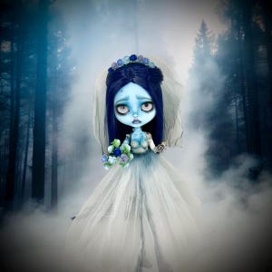 MADE TO ORDER Corpse Bride Inspired Blythe Doll - Etsy