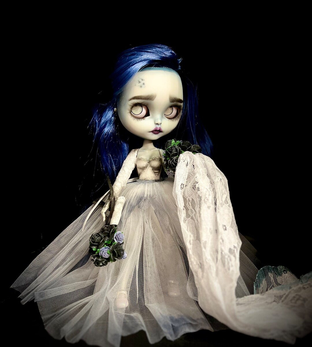 MADE TO ORDER Corpse Bride Inspired Blythe Doll - Etsy