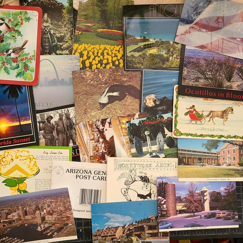 Vintage Postcards / Vintage Photo Postcards, Postcard Lot, Scrapbook ...