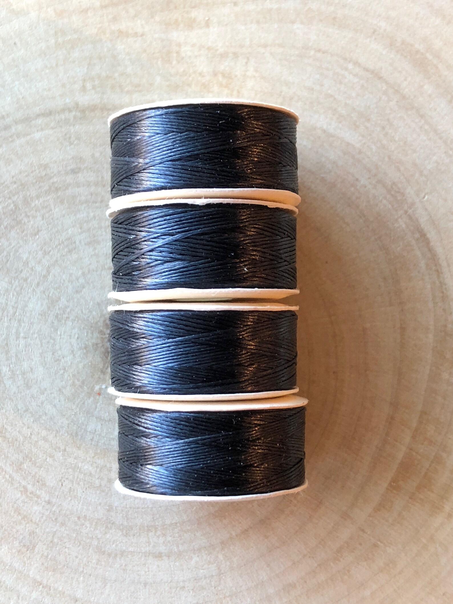 Black Nymo b Beading Thread 64yd Bobbin - Etsy