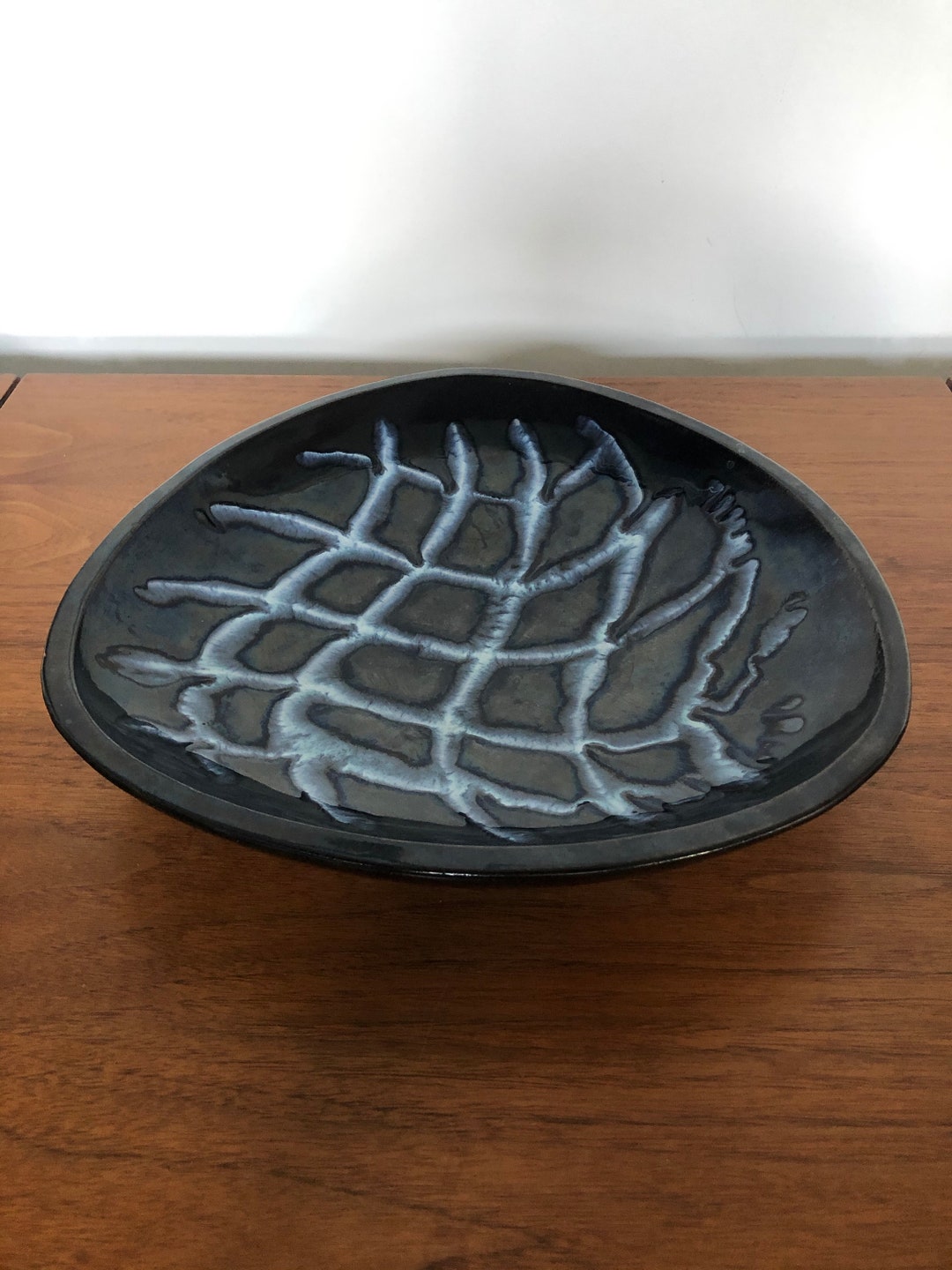 Vintage Canadian Pottery, Handmade, Shallow Dish/bowl - Etsy