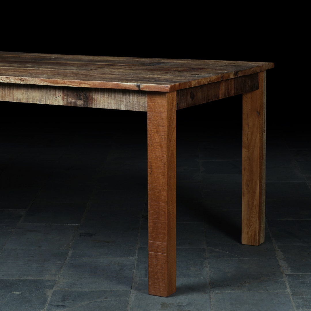 Vintage Farmhouse Dining Table in an Old Style Handcrafted From ...