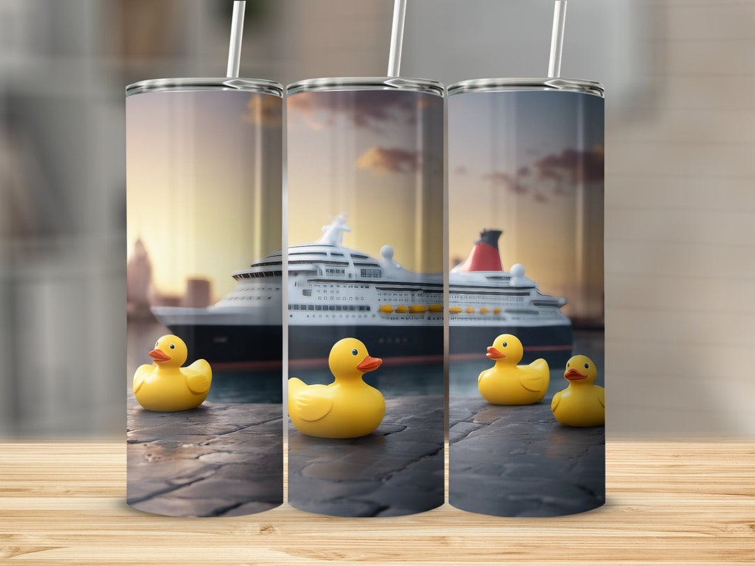 Cruising Rubber Ducks 20 Oz Sublimation Tumbler Wrap, Png Jpg, Digital ...