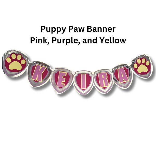 Paw Patrol Banner - Etsy
