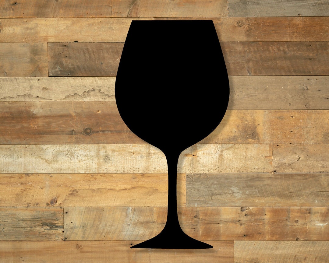 Metal Wine Glass Sign, Decorative Wine Sign - Etsy