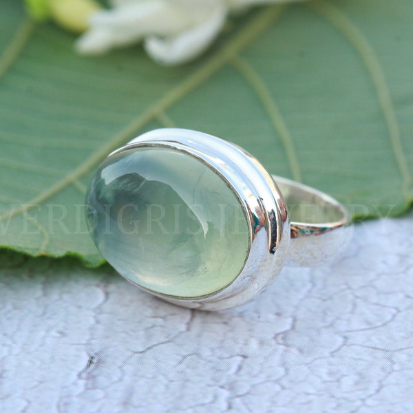 Prehnite Ring - Etsy