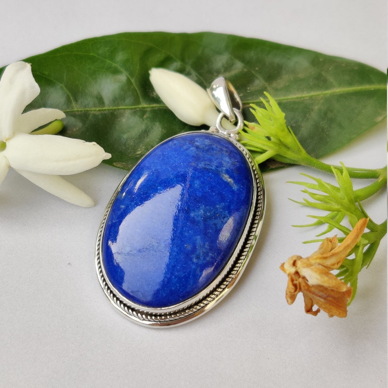 Large Silver Pendant - Etsy